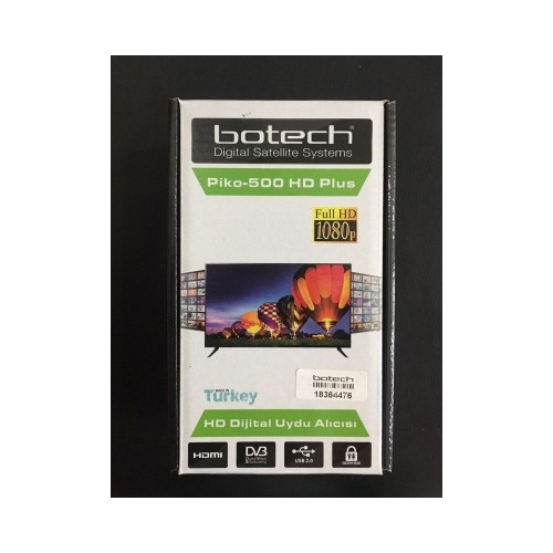 Botech Piko 500 Hd Plus Uydu Alicisi